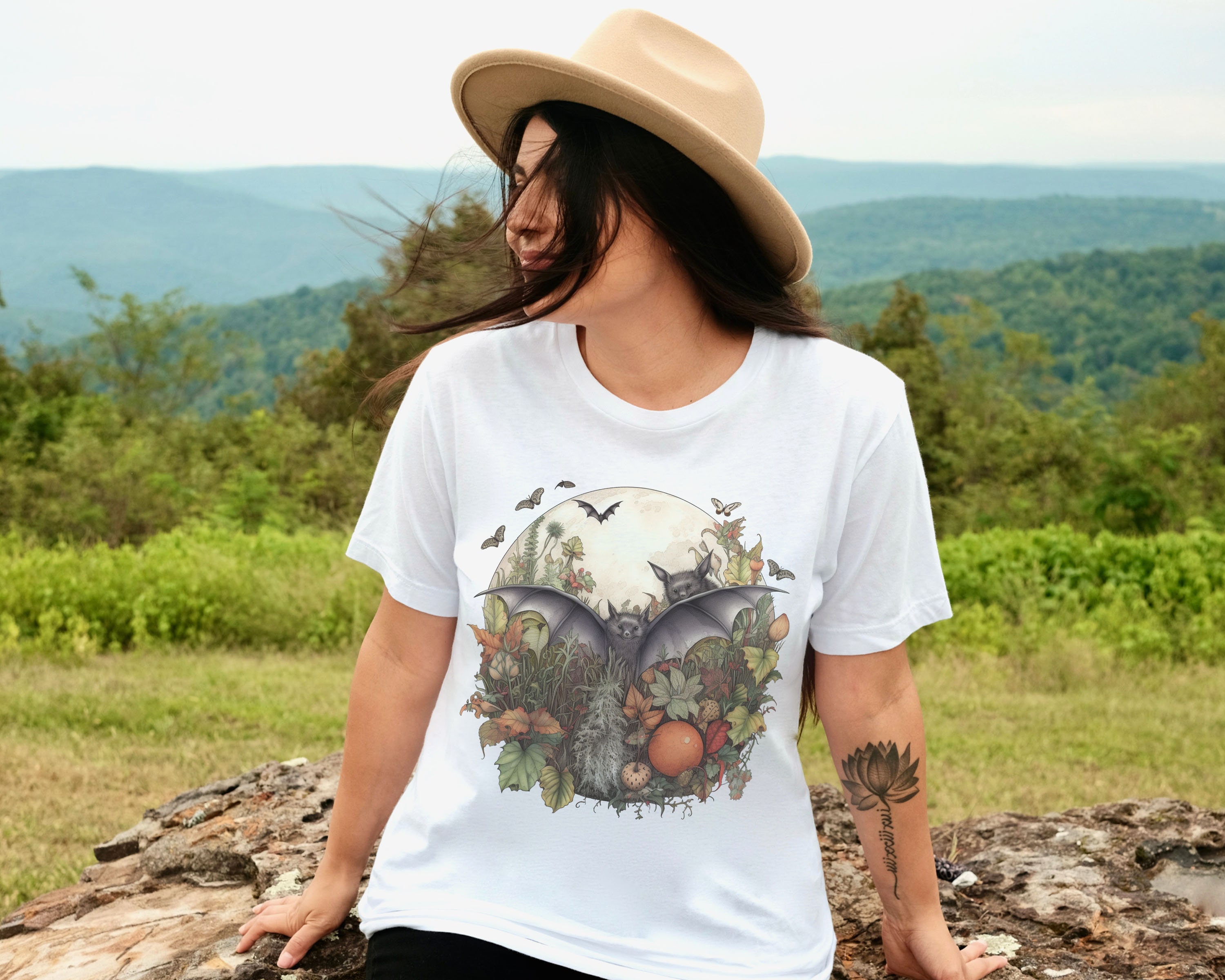 Cottage Core Bat Shirt Cottagecore Vampire Goblincore - Etsy