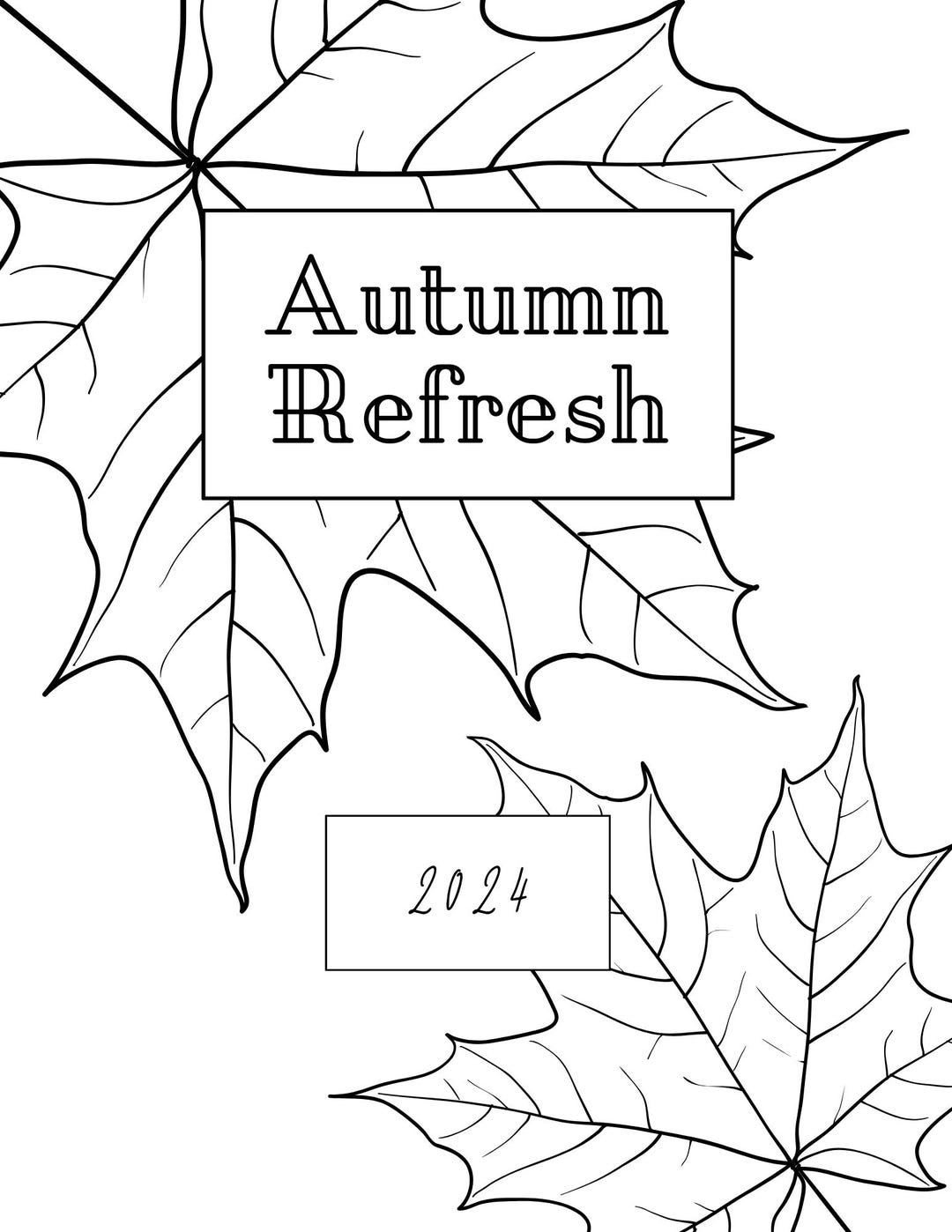 Autumn Refresh 2024 Workbook - Etsy