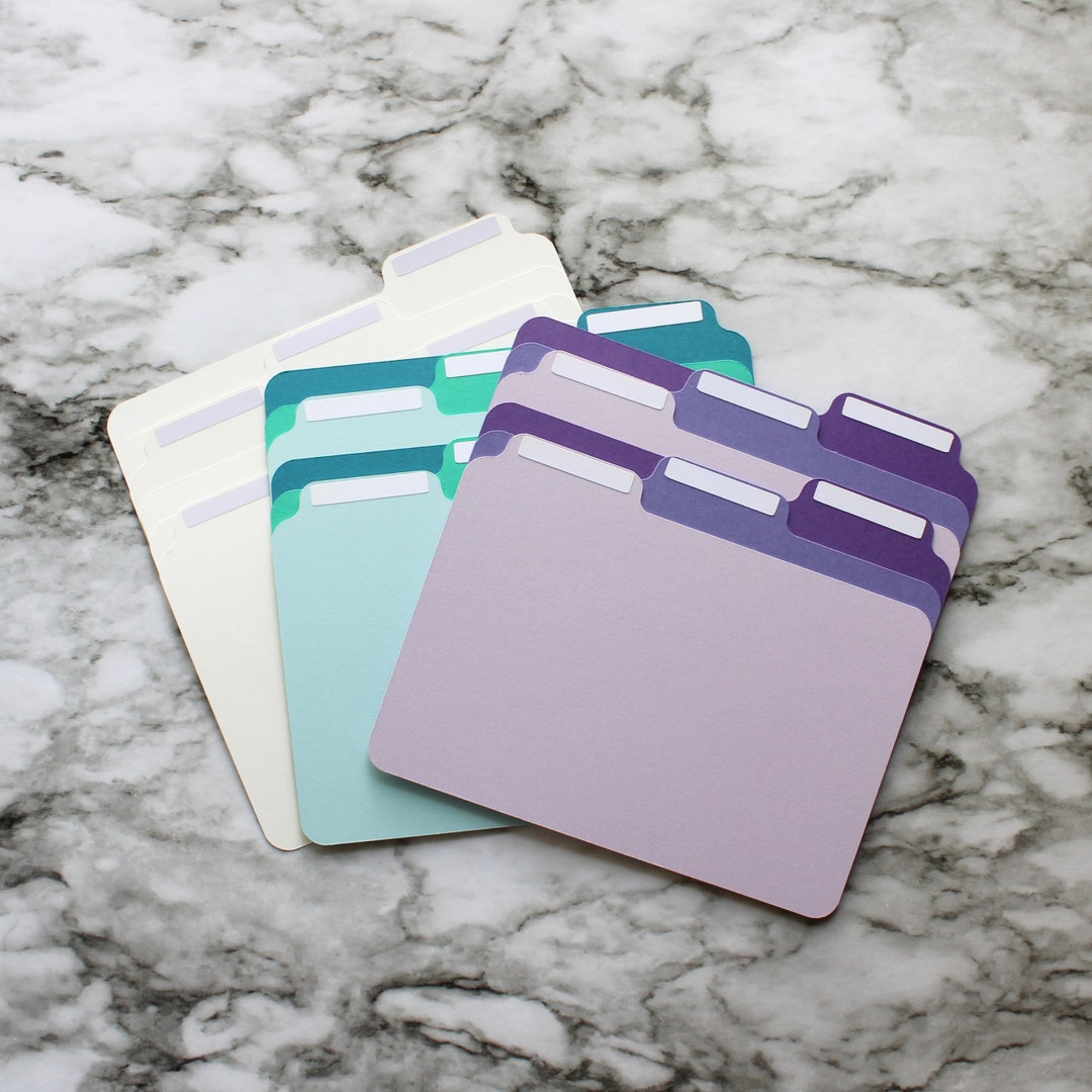 Greeting Card Dividers - Blank - Etsy