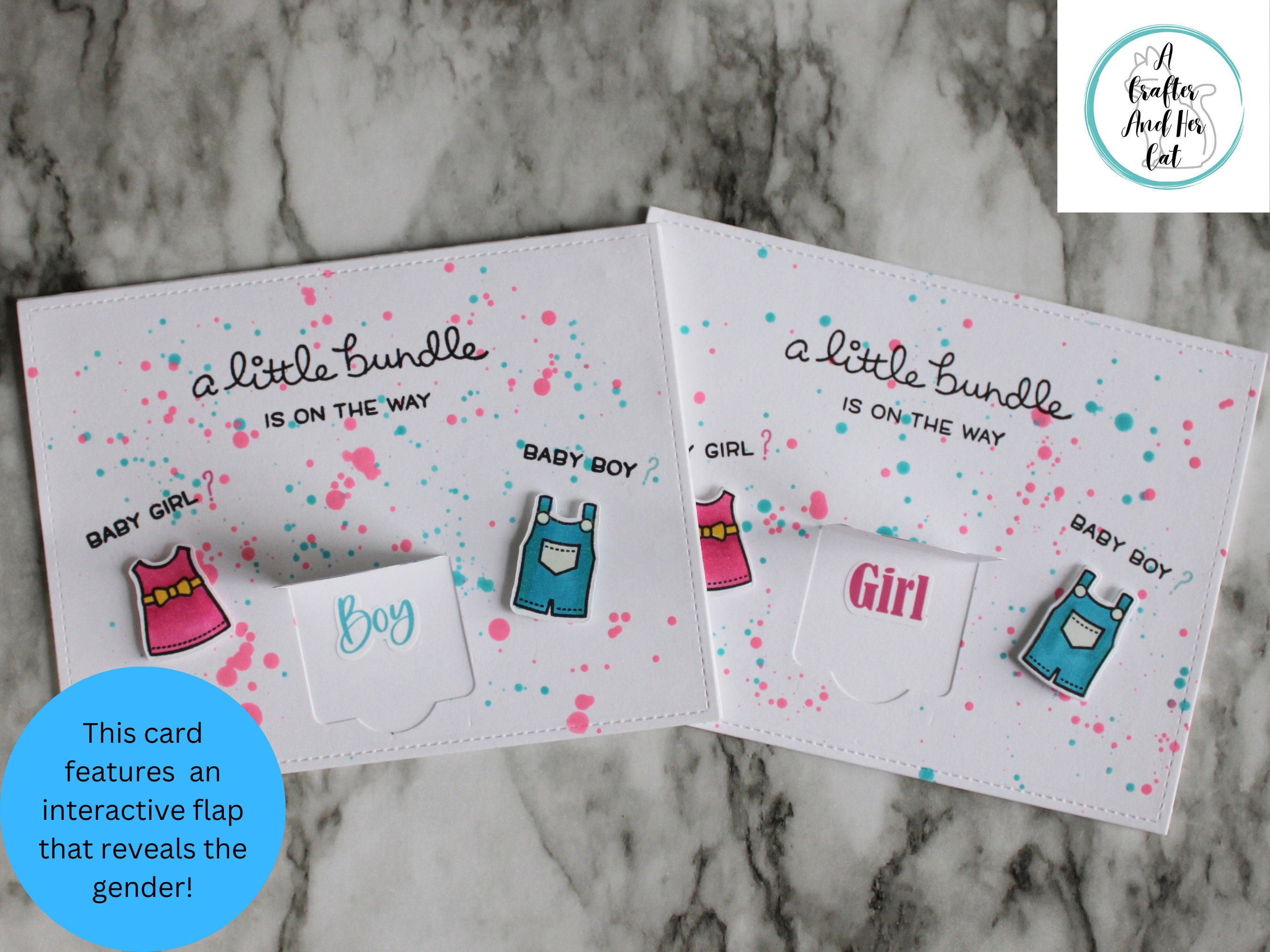 Baby Gender Reveal Card | Baby Announcement Card | Baby Boy Card | Baby ...