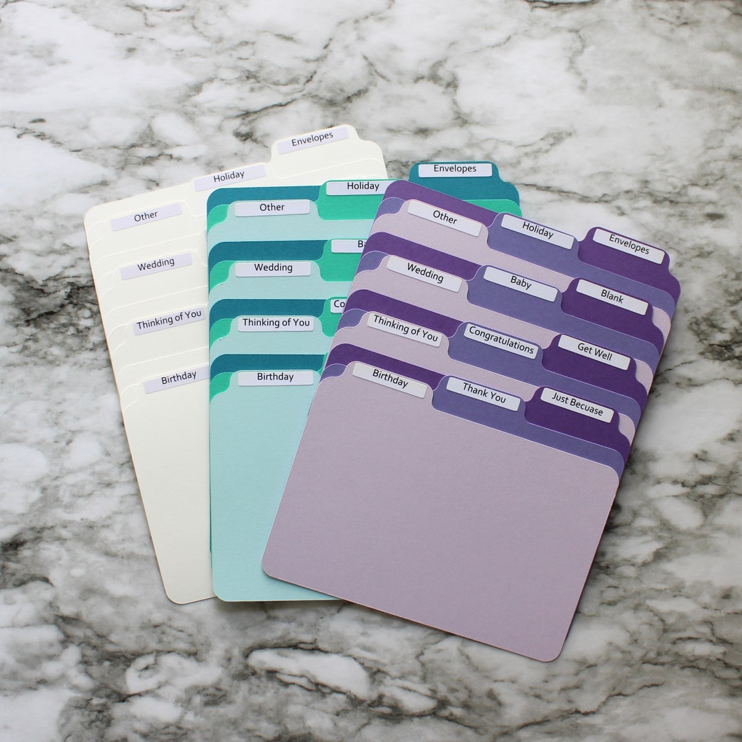 Greeting Card Dividers - Regular - Etsy