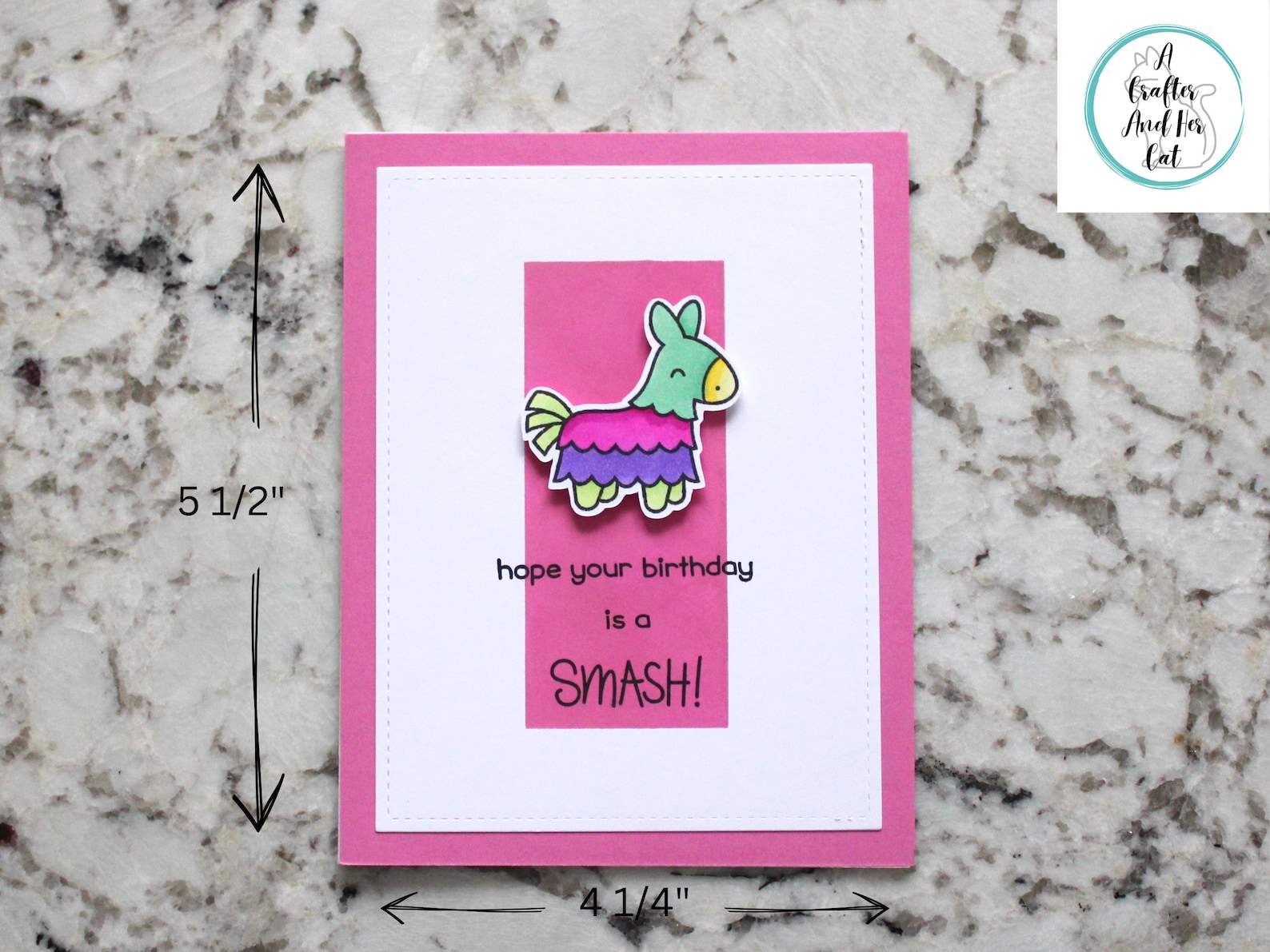Pinata Happy Birthday Card | Handmade Birthday Card | Happy Birthday ...