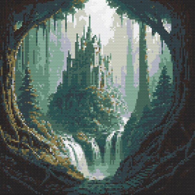 Elvish Kingdom Cross Stitch Pattern PDF - Etsy