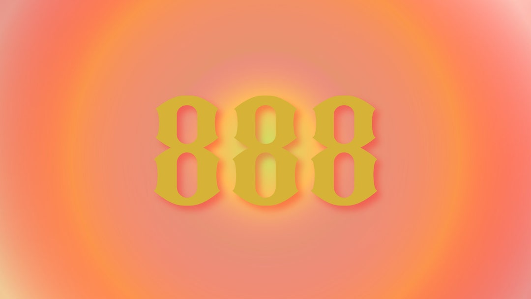888 Angel Numbers Desktop Wallpaper - Etsy