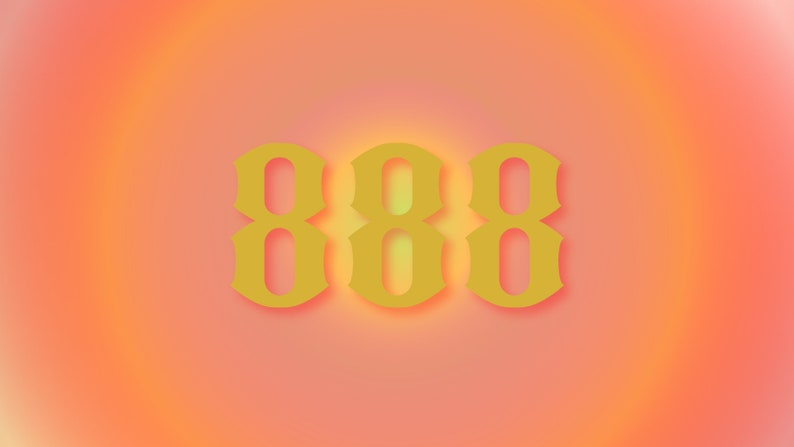 888 Angel Numbers Desktop Wallpaper - Etsy
