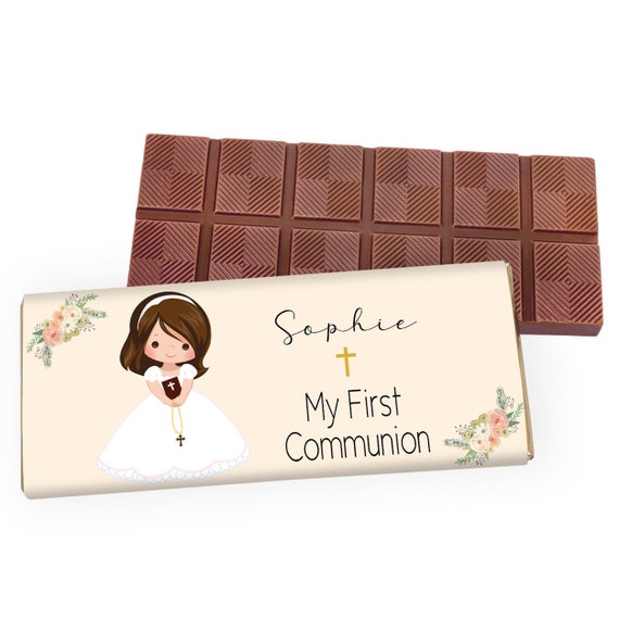 Holy Communion Belgian Candy Bar 2 Oz. Chocolate Bar - Etsy