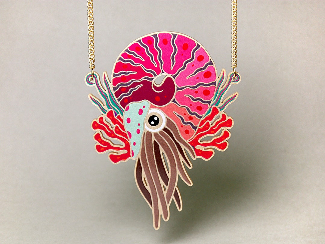 DEEP SEA BABY Gold Statement Acrylic Brooch Oldschool Style Tattoo ...