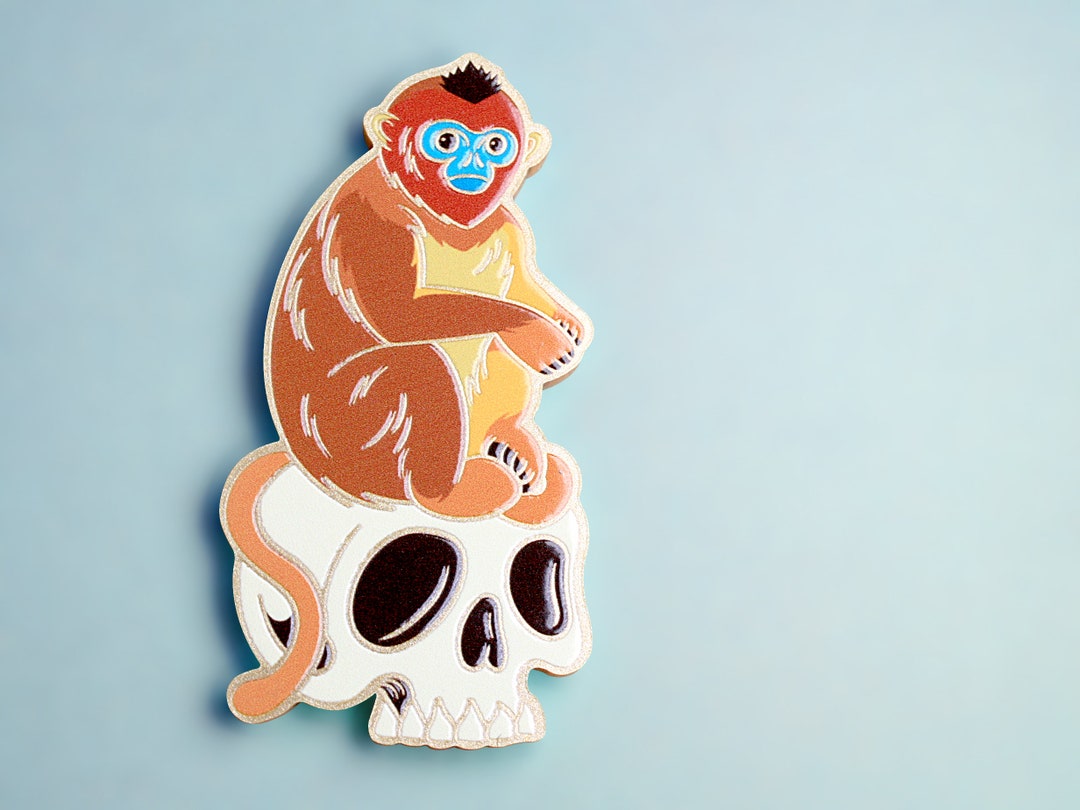 I WILL SURVIVE ++ Gold Statement Acrylic Brooch Oldschool Style Tattoo ...