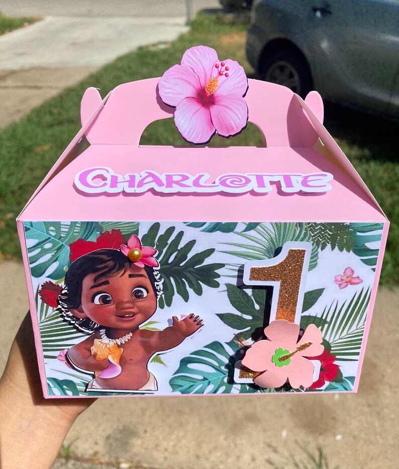 Moana Favor Gable Boxes - Etsy