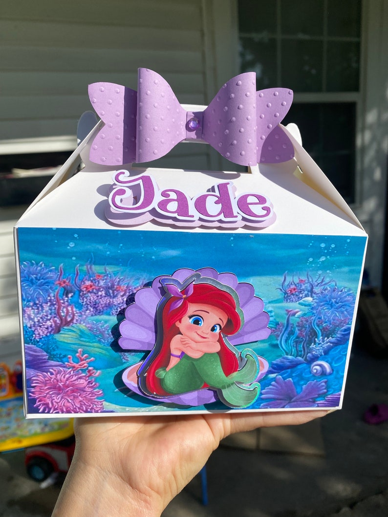 Little Mermaid Favor Gable Boxes - Etsy