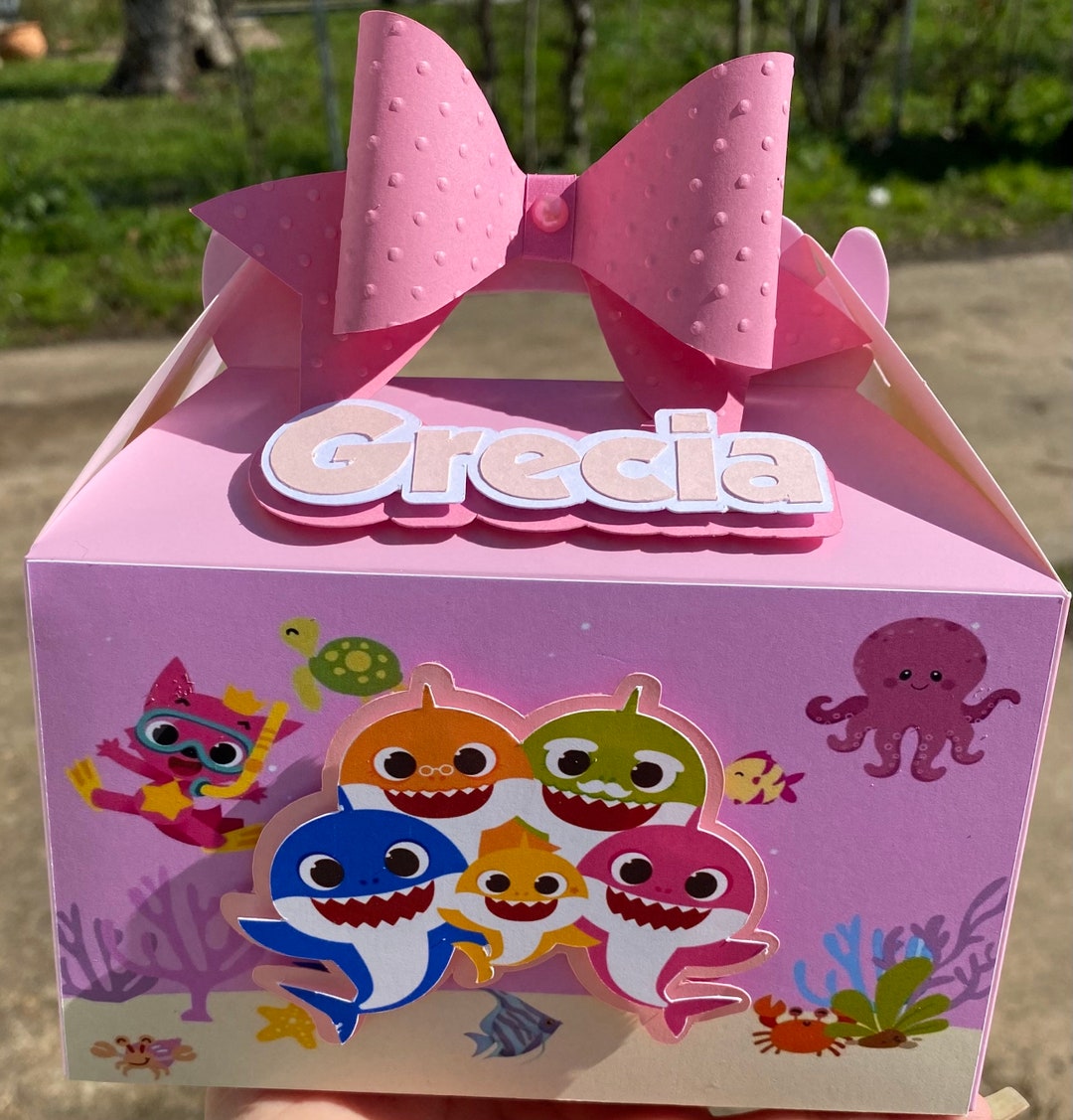 Baby Shark Favor Gable Boxes - Etsy
