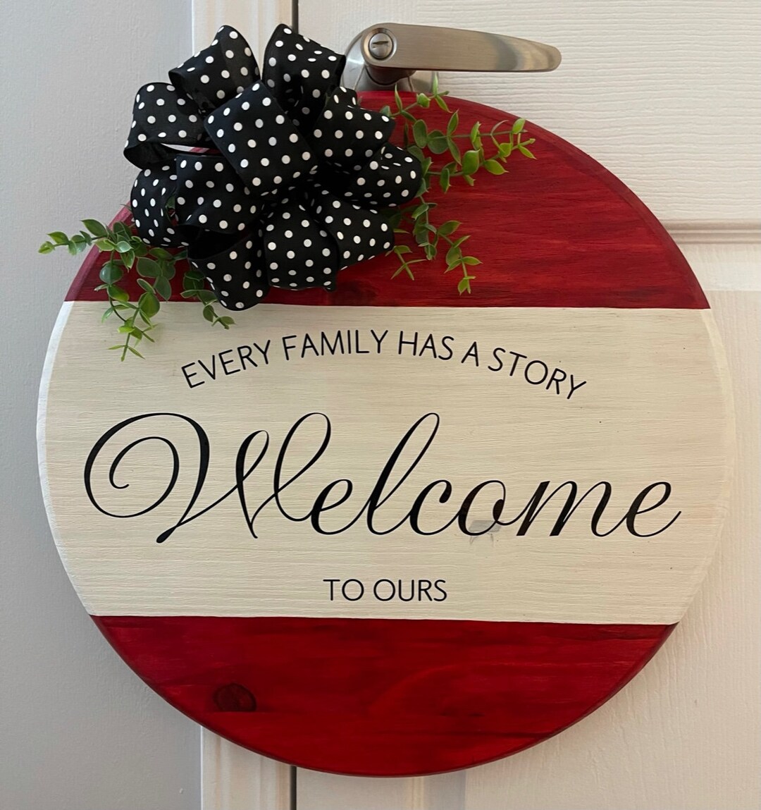 Personalized Welcome Door Sign - Etsy