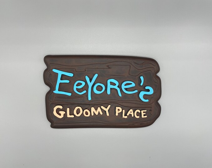 Eeyore's Gloomy Place Sign - Etsy