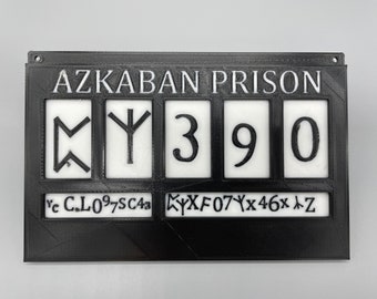 Azkaban Prison Sign - Etsy