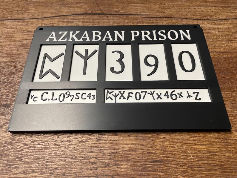 Azkaban Prison Sign - Etsy