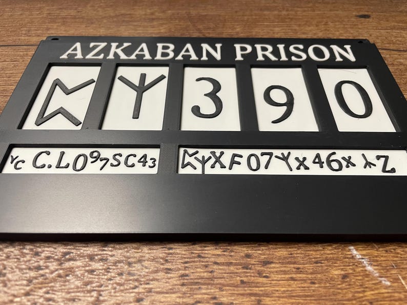 Azkaban Prison Sign - Etsy