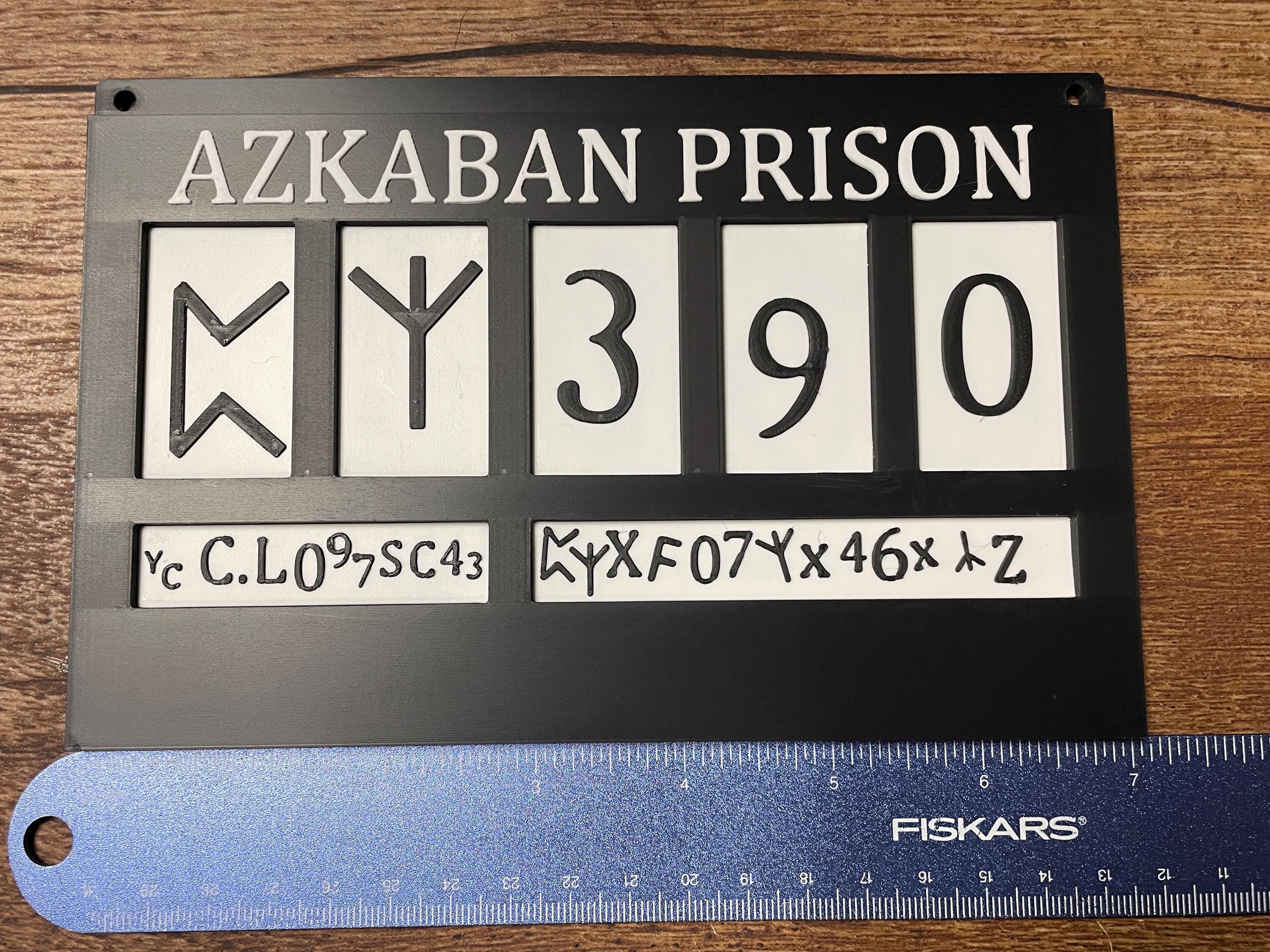 Azkaban Prison Sign - Etsy
