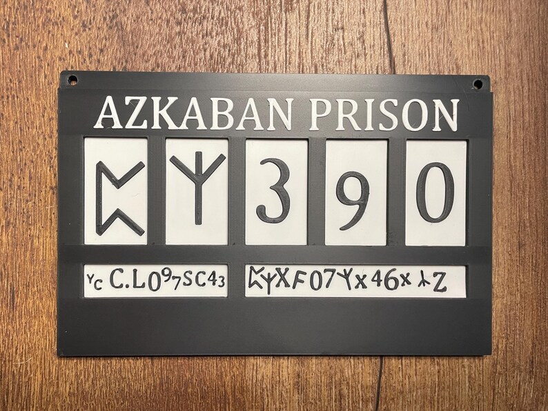 Azkaban Prison Sign - Etsy