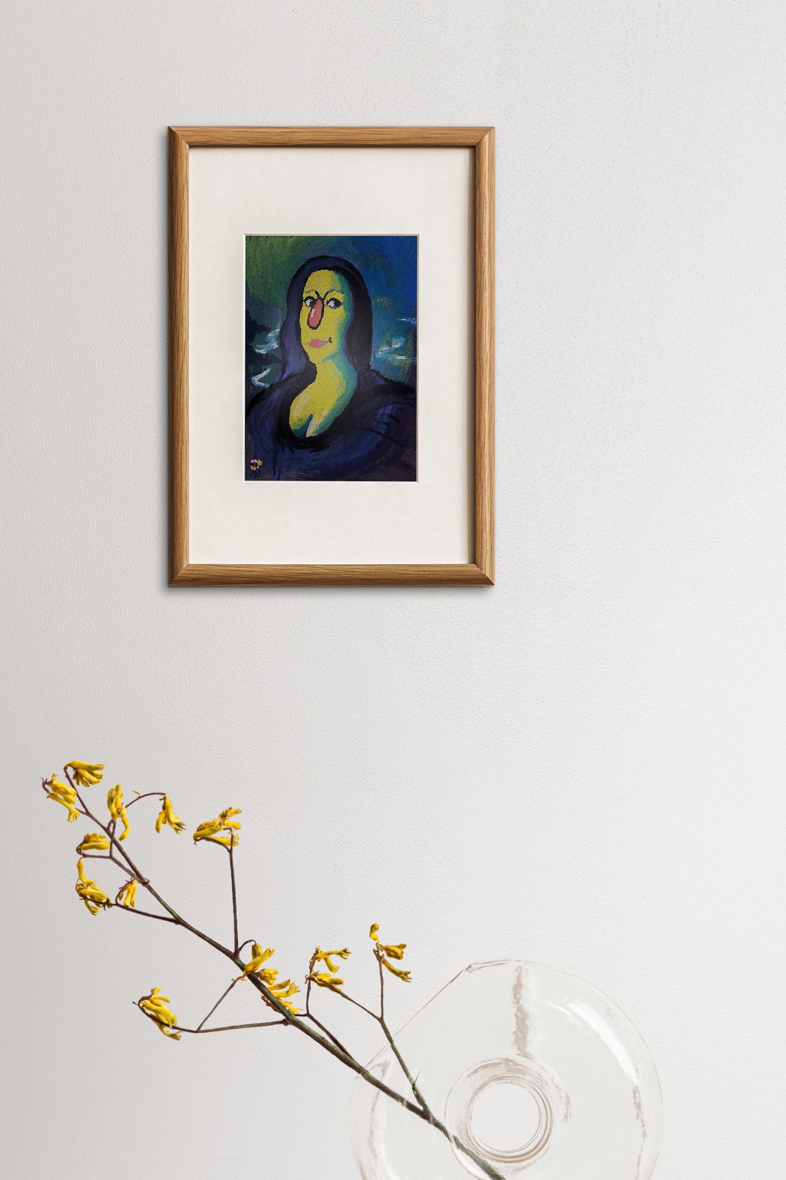 Mona Lisa Funny Painting, Digital Art, Wall Art, Mona Lisa Wall Art ...