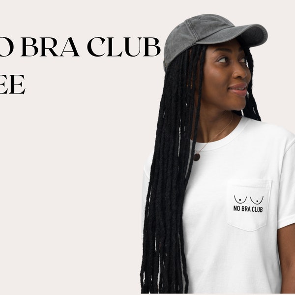 No Bra Club Tshirt - Etsy