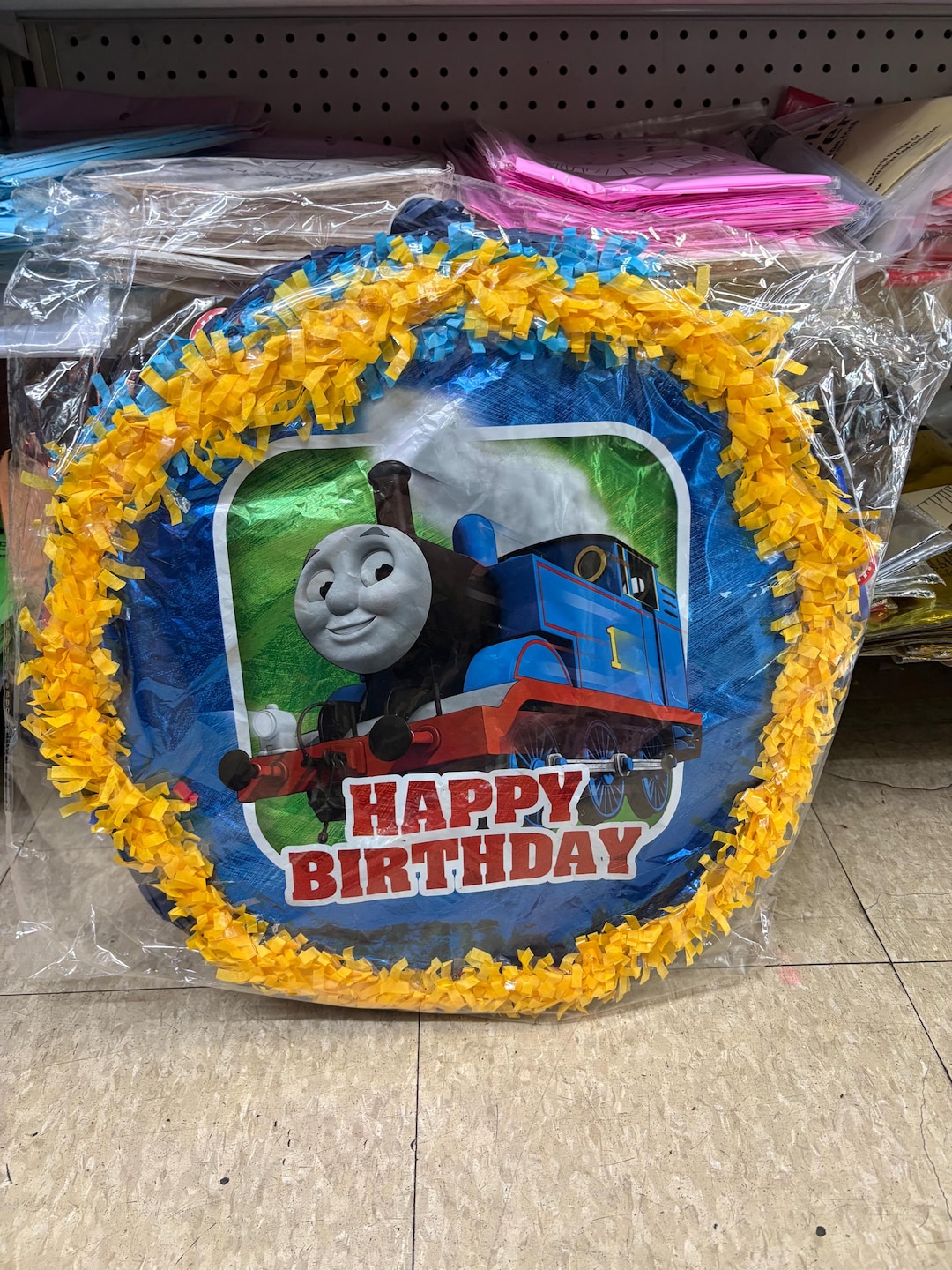 Train Piñata- Thomas Piñata - Pull Piñata -birthday - Etsy