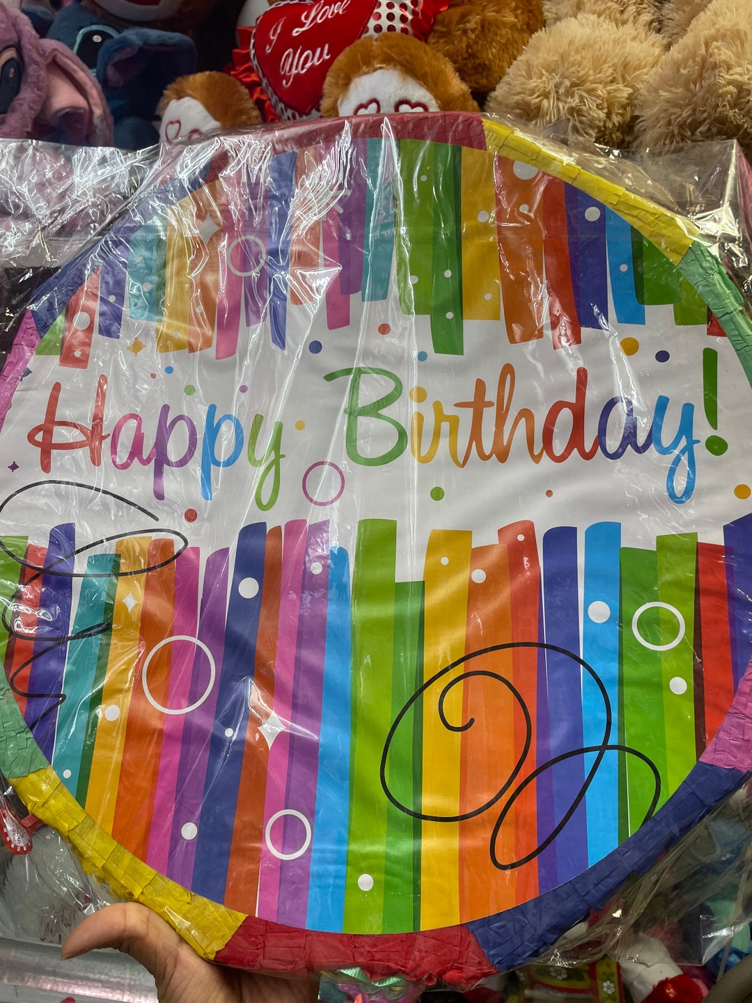 Birthday Piñata - Custom Pull Piñata- Circle Shape Pinata - Etsy