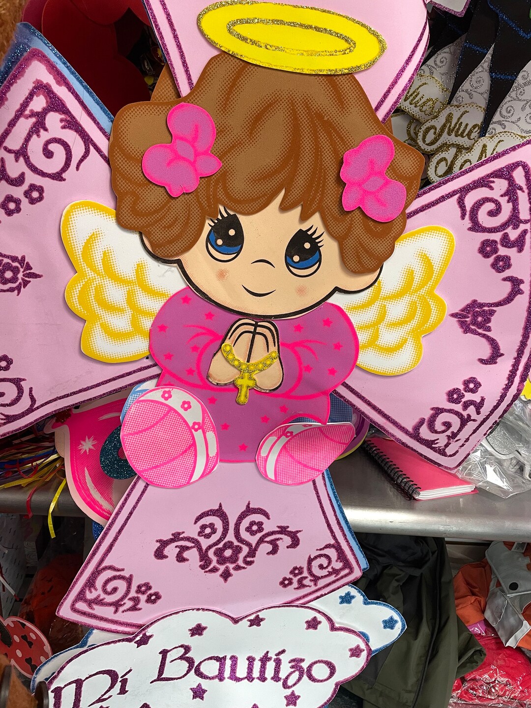 Large 32 Inch Foami Angel- Angel De Foami- Bautism Decor - Etsy