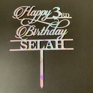 Custom Marble Effect Cake Toppers (packs of 10) - Etsy