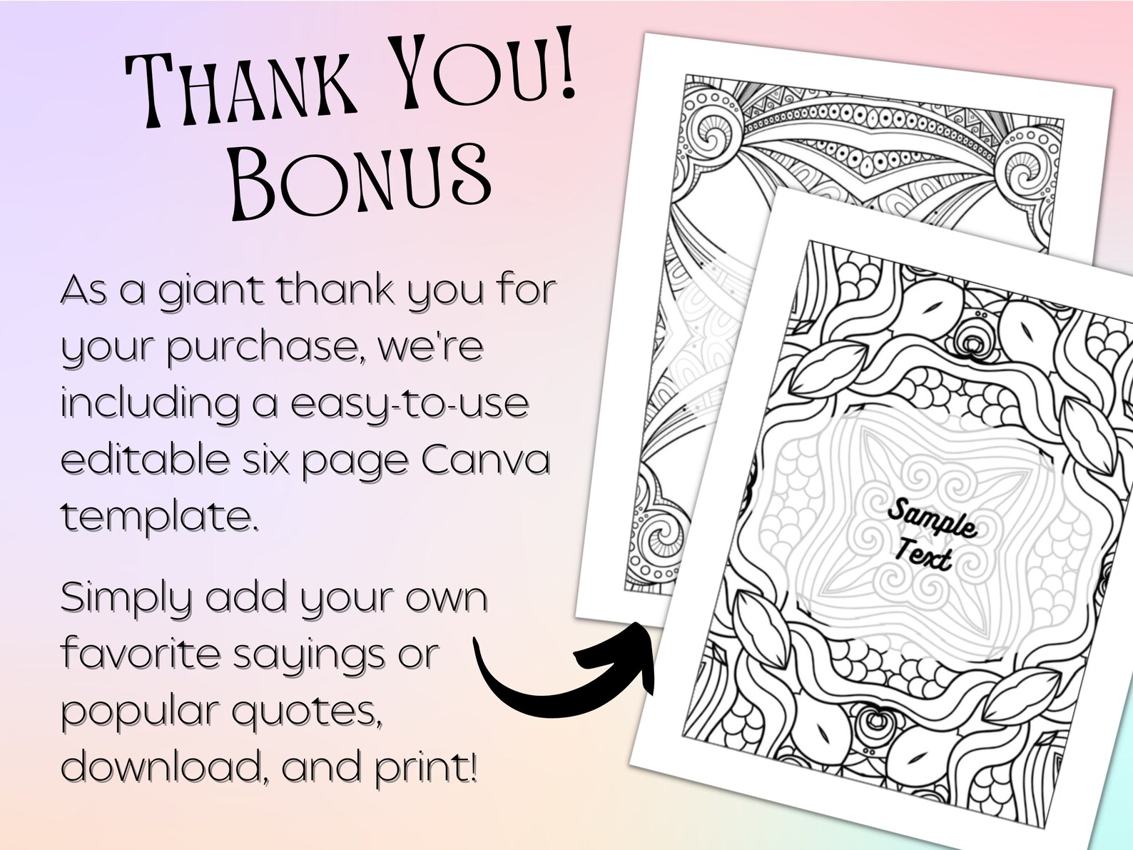 Mandala Coloring Pages, Inspirational Quotes, Motivational Sayings ...