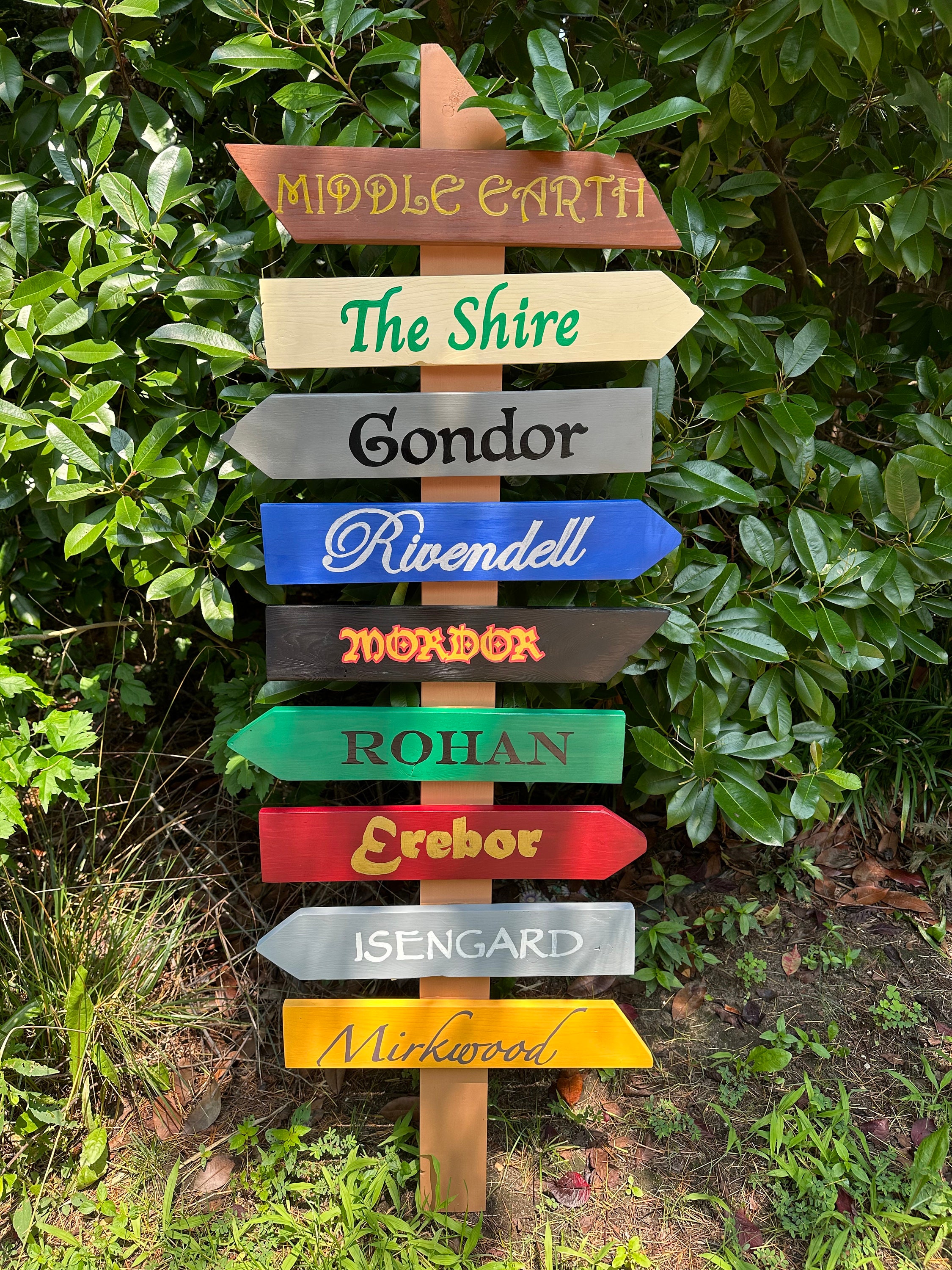 Lord of the Rings Directional Sign - Etsy