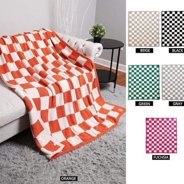 Checkered Blanket - Etsy