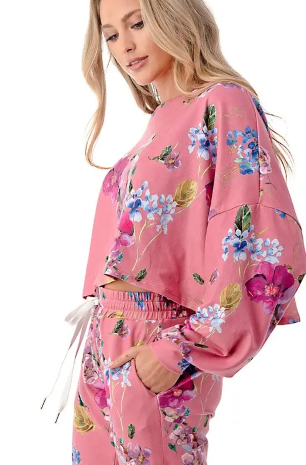 Flower Loungewear Set FALL/WINTER Bridesmaid Lounge Set Bridal Lounge ...