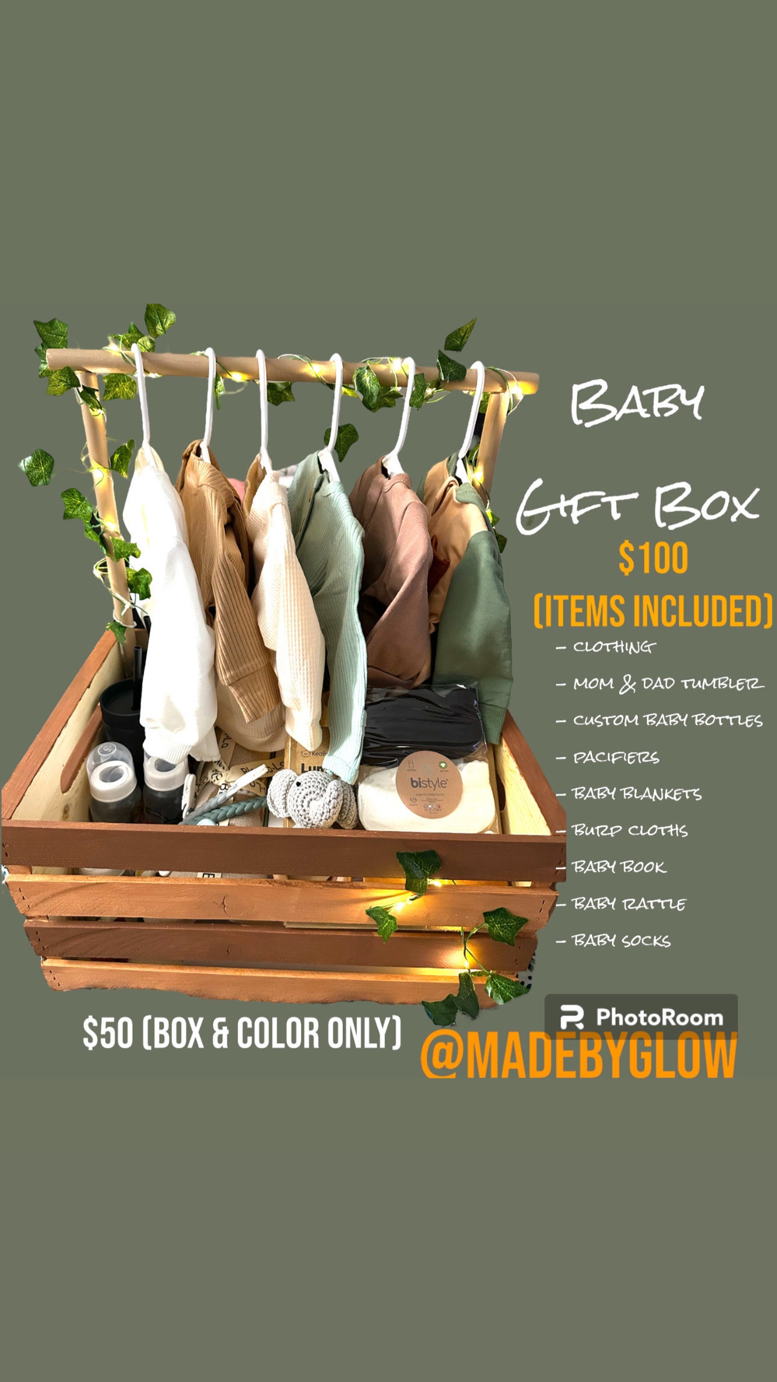 Gender Neutral Baby Closer Crate - Etsy