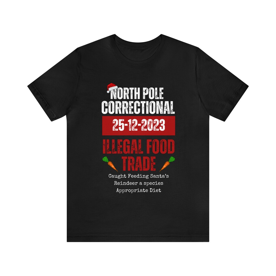 Copy of North Pole Correctional Male Unisex Jersey Short Sleeve Tee - Etsy