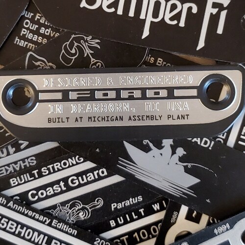 Bronco Console Badge CUSTOM on Aluminum - Etsy