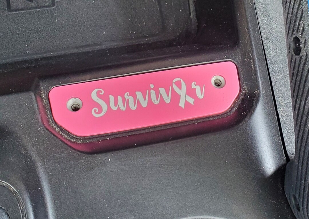 Bronco Console Badge Breast Cancer Awareness - Etsy