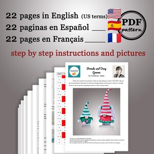 Crochet Pattern Brenda and Davy Gnome Amigurumi Christmas - Etsy