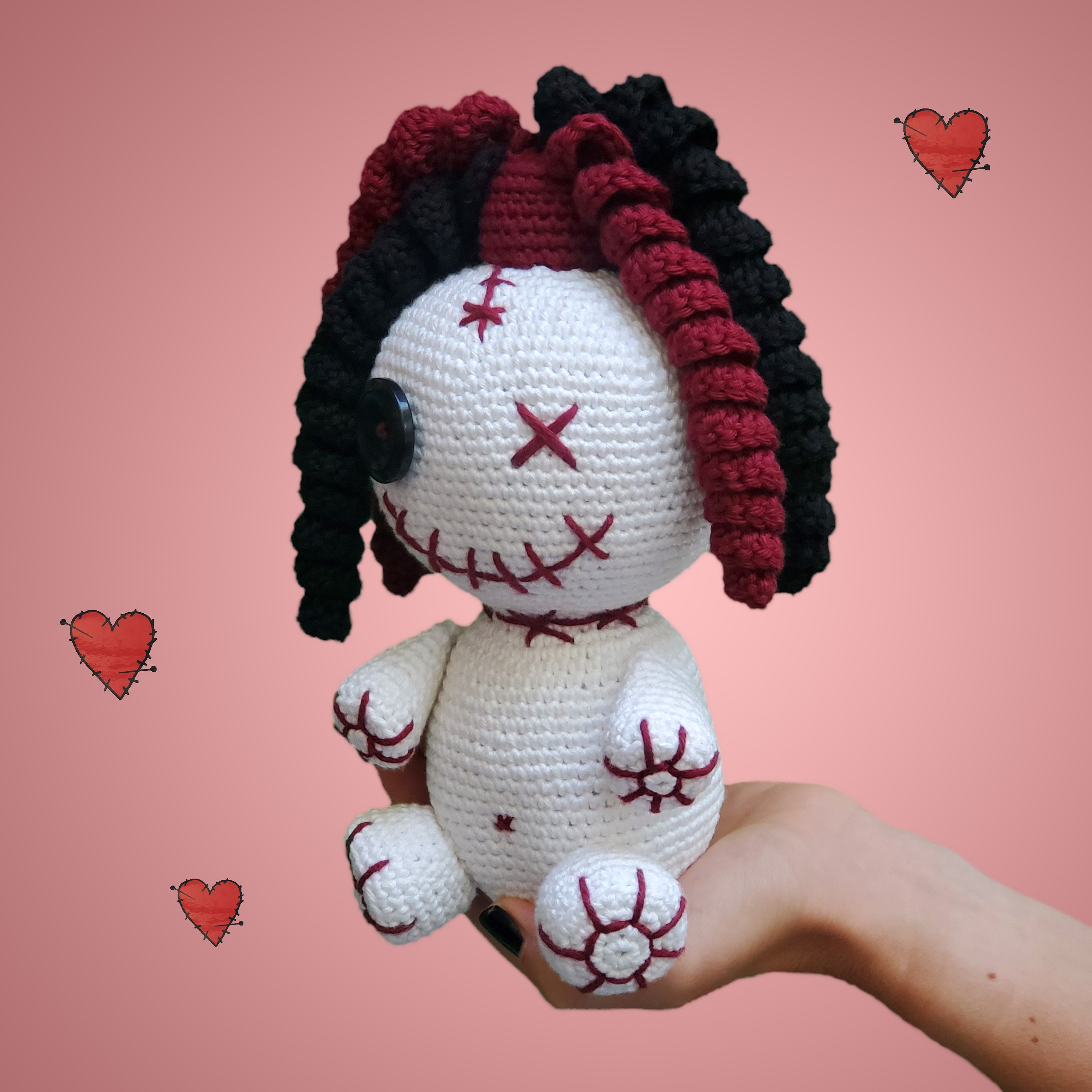 Crochet Pattern Baboo the Voodoo Doll Amigurumi Digital - Etsy