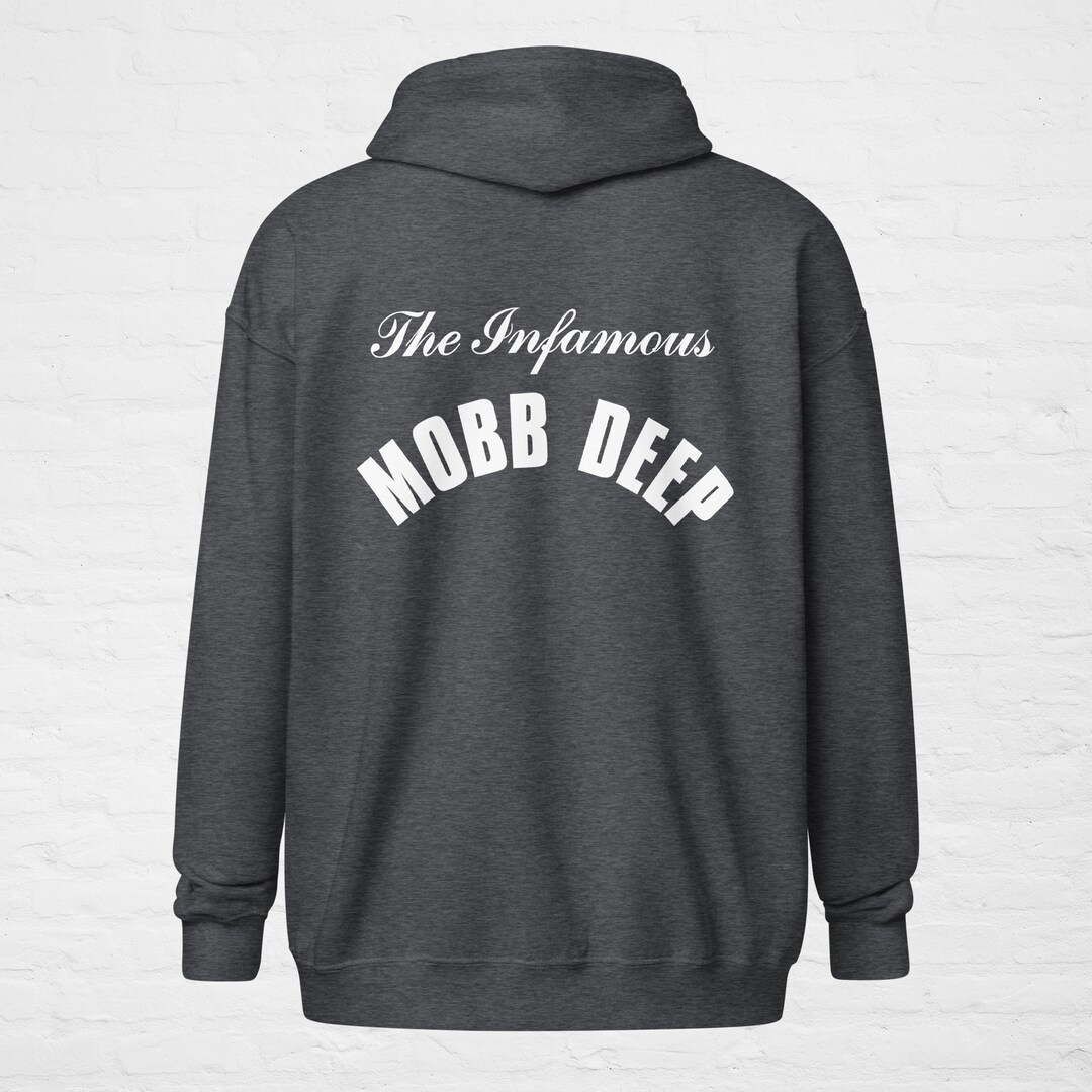 The Infamous Mobb Deep White Unisex Heavy Blend Zip Hoodie Hip Hop ...