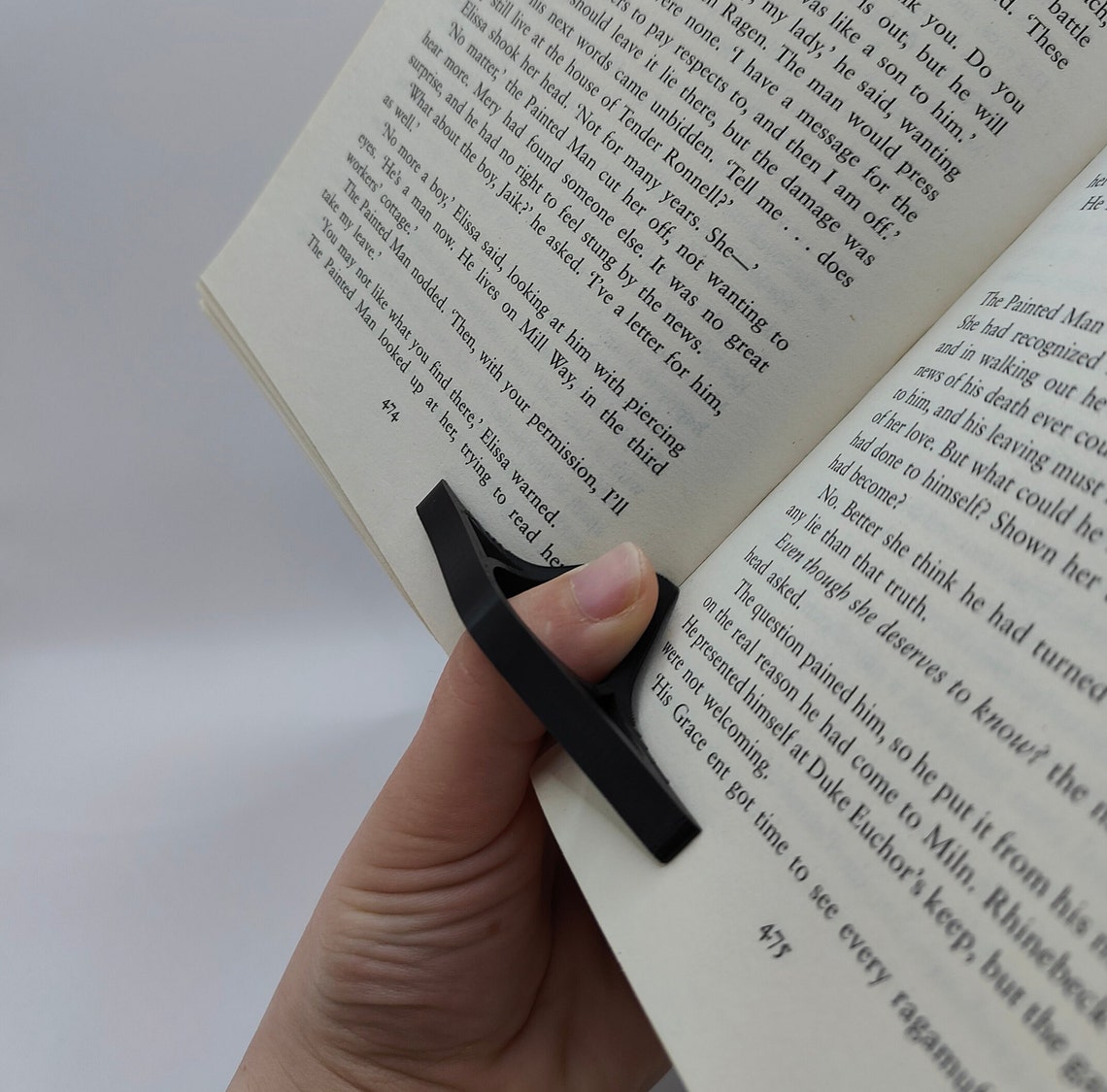 Thumb Book Page Holder: Reading Assistant, Gift for Book Enthusiasts - Etsy