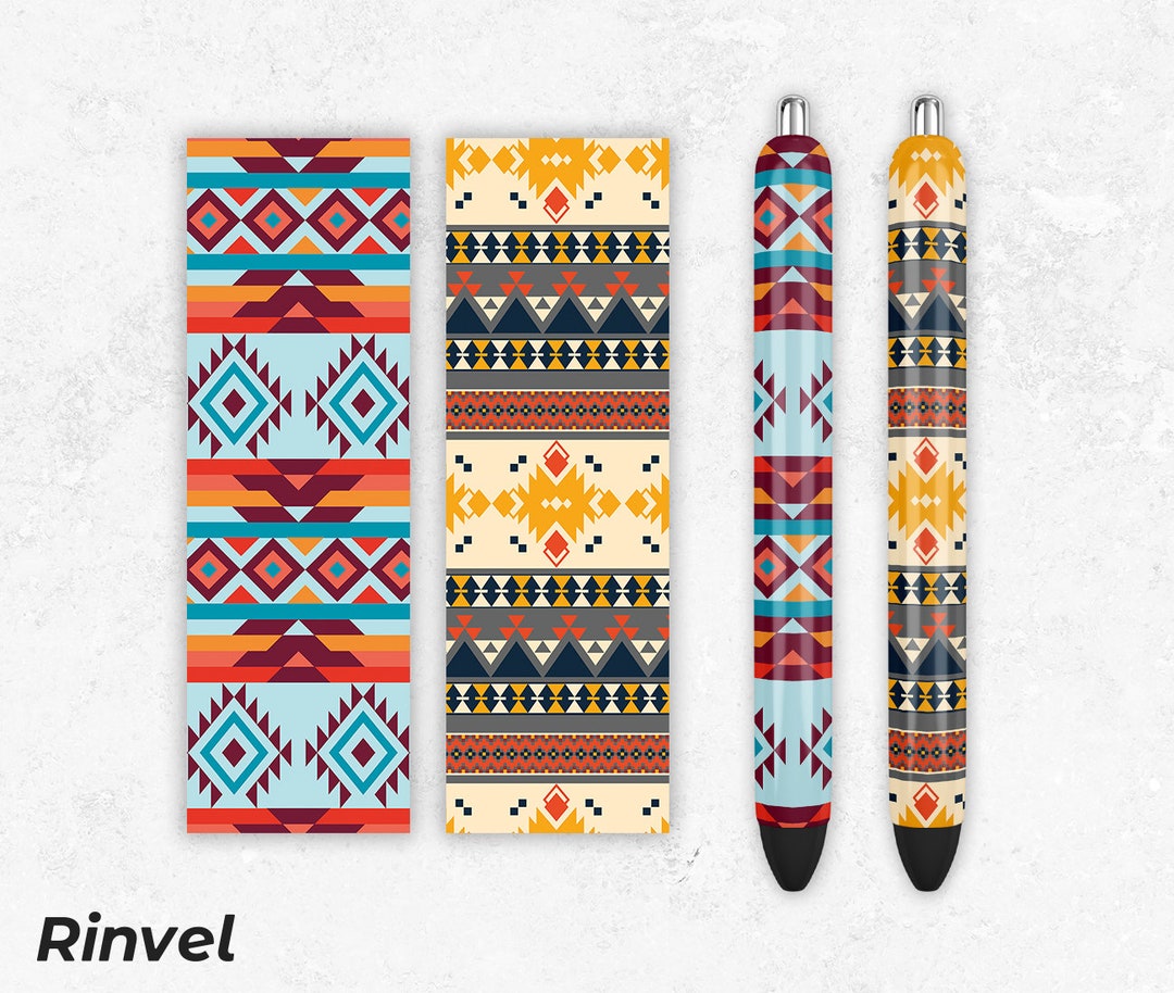 Native American Pen Wraps Sublimation Designs, Pen Wraps PNG ...