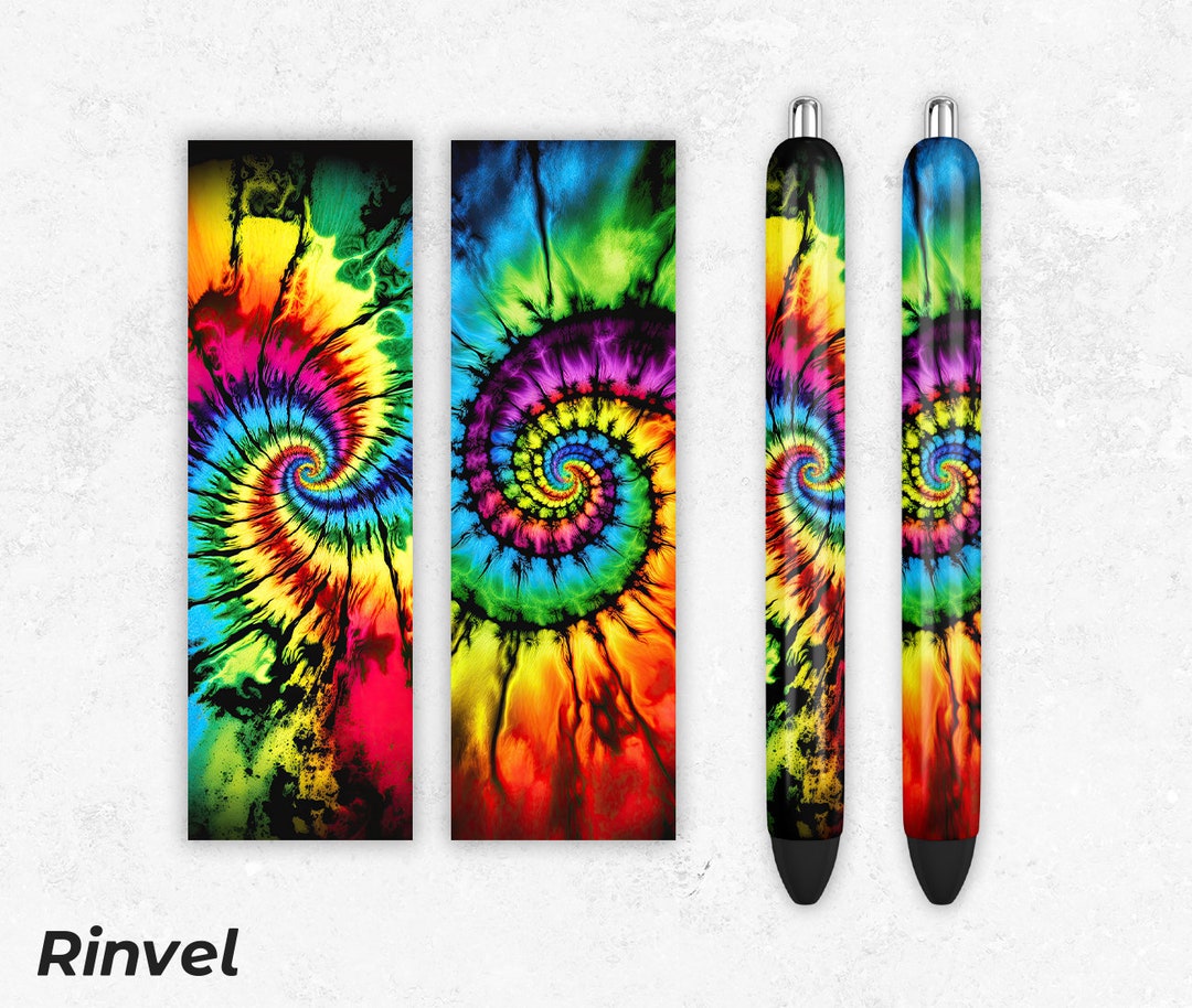 Tie Dye Pen, Pen Wrap PNG, Digital Download, Pen Sublimation Template ...