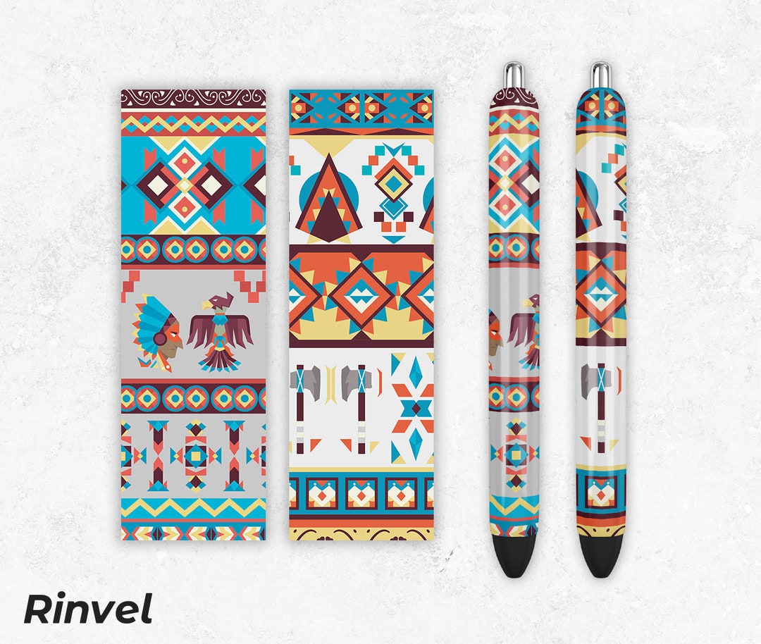Native American Pen Wraps PNG, Pen Wraps Sublimation Designs ...