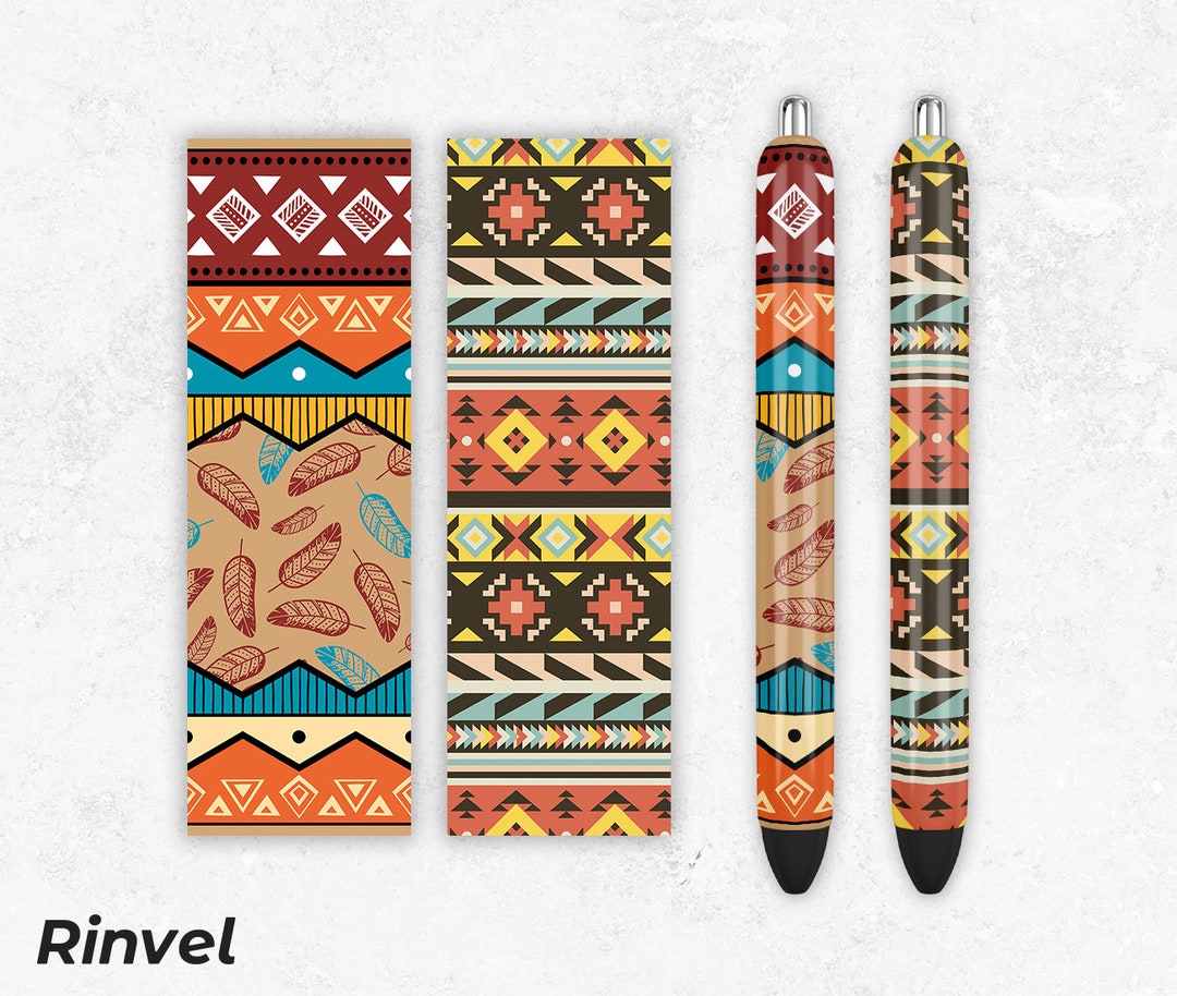 Native American Pen Wraps PNG Sublimation Designs File, Digital ...