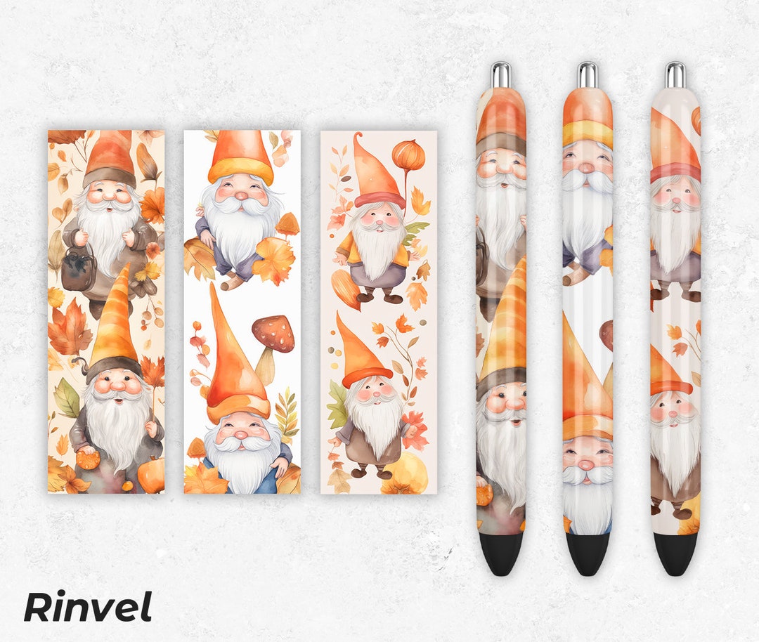 Autumn Gnome PNG Fall Gnome Pen Wrap Fall Sublimation Pen - Etsy