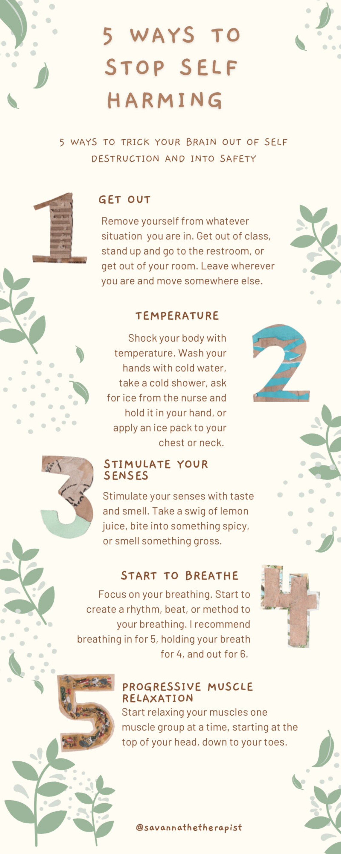 DBT Therapy Worksheet for Self Harm Therapy Worksheets - Etsy