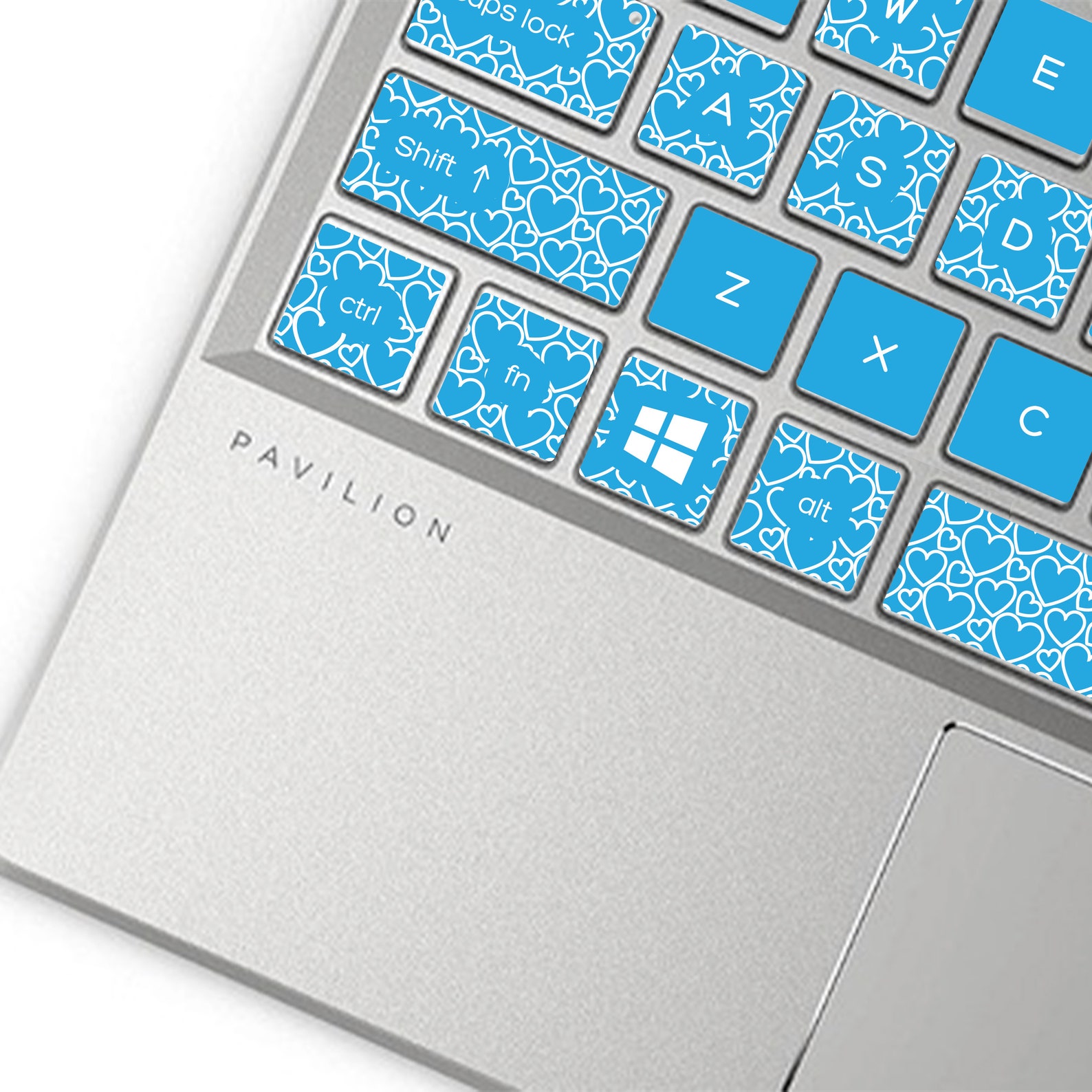 HP Pavilion 15 Keyboard Stickers in 12 Multi HP Laptop Skins Cute ...