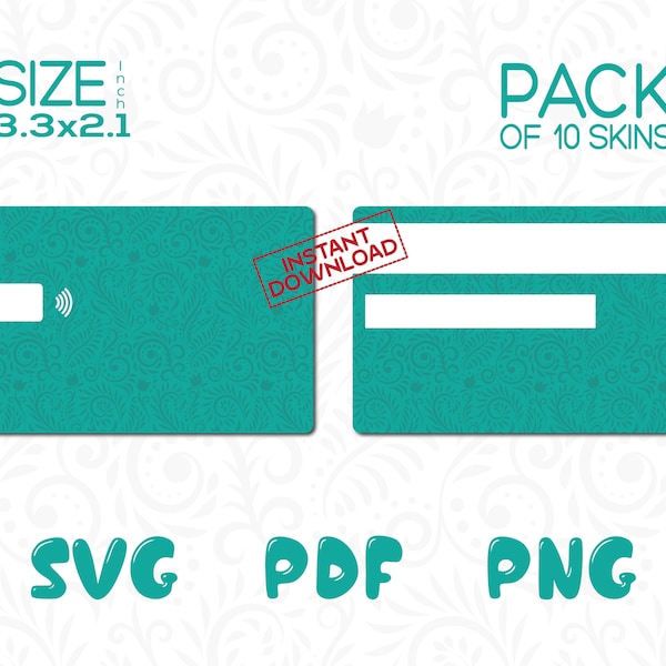 Debit Card Skins - Etsy
