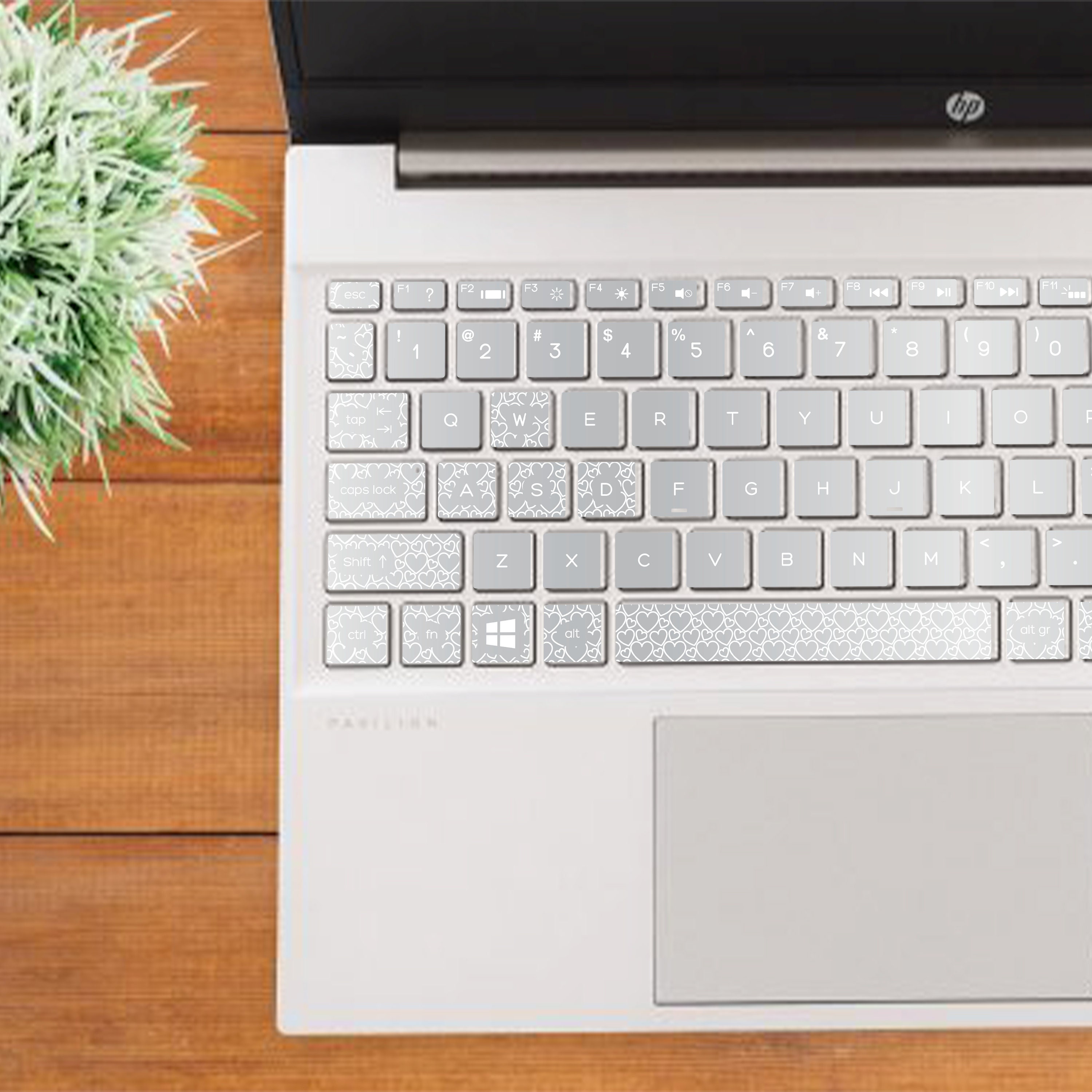 HP Pavilion 15 Keyboard Stickers in 12 Multi HP Laptop Skins Cute ...