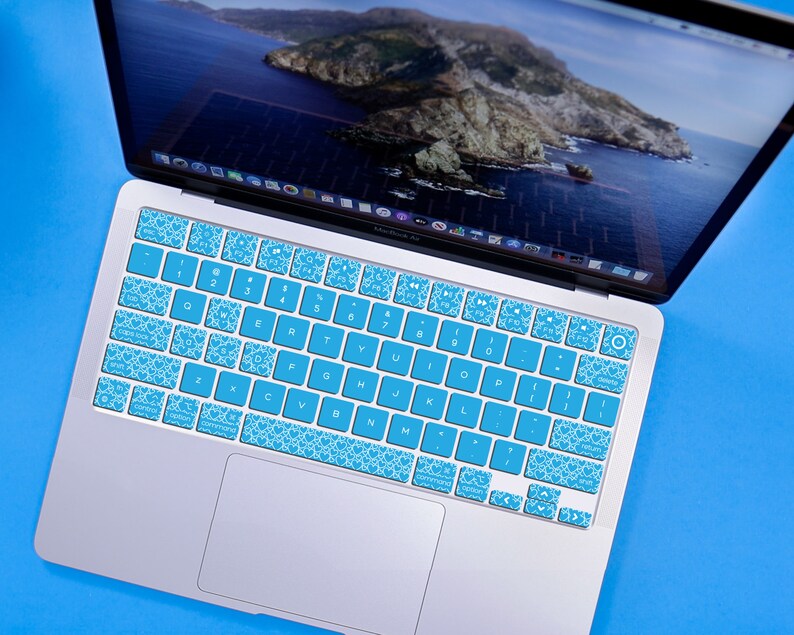 Keyboard Printable Stickers, MacBook 13.6 Inch Laptop Decal Clipart ...
